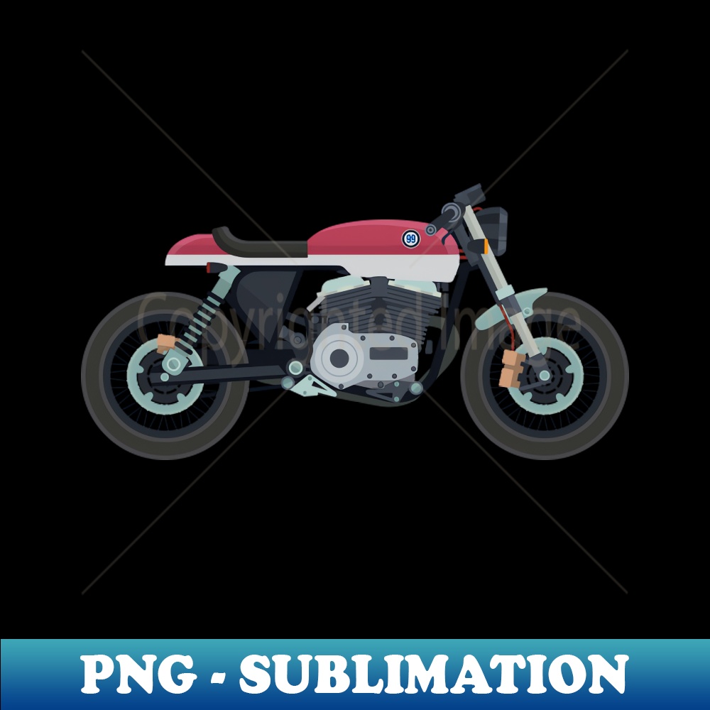 Cafe Racer - PNG Transparent Sublimation Design - Instantly - Inspire ...