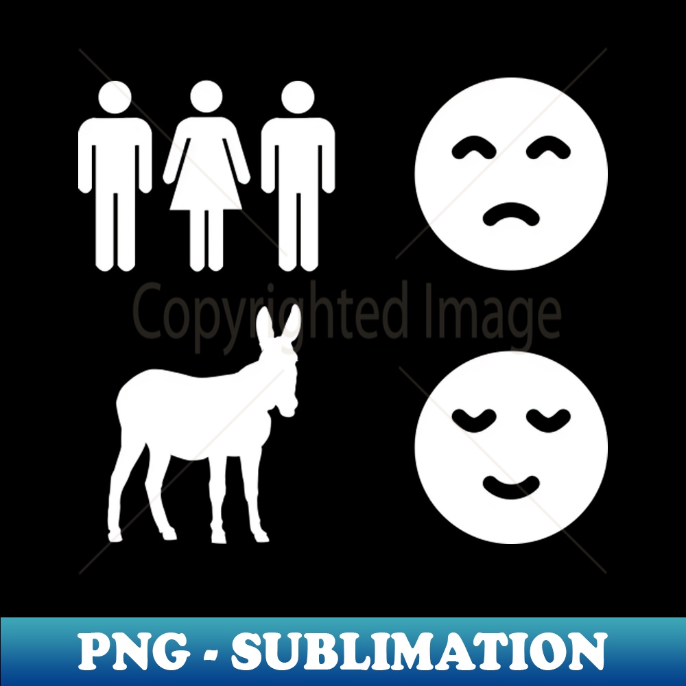 Donkey Love Funny Symbols Anti Social - Professional Sublima | Inspire ...