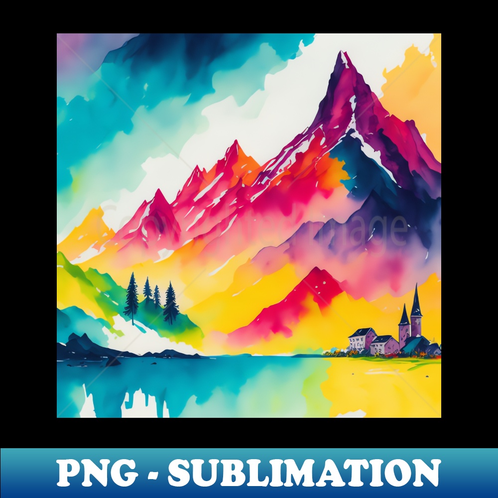 Colourful painting t-shirt - PNG Sublimation Digital Downloa | Inspire ...