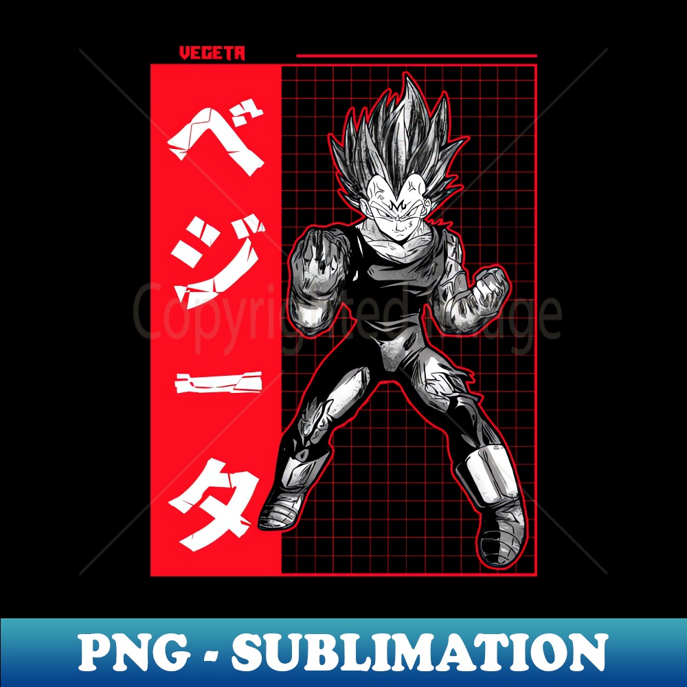 Vegeta DBZ 7 - PNG Transparent Sublimation Design - Revoluti - Inspire ...