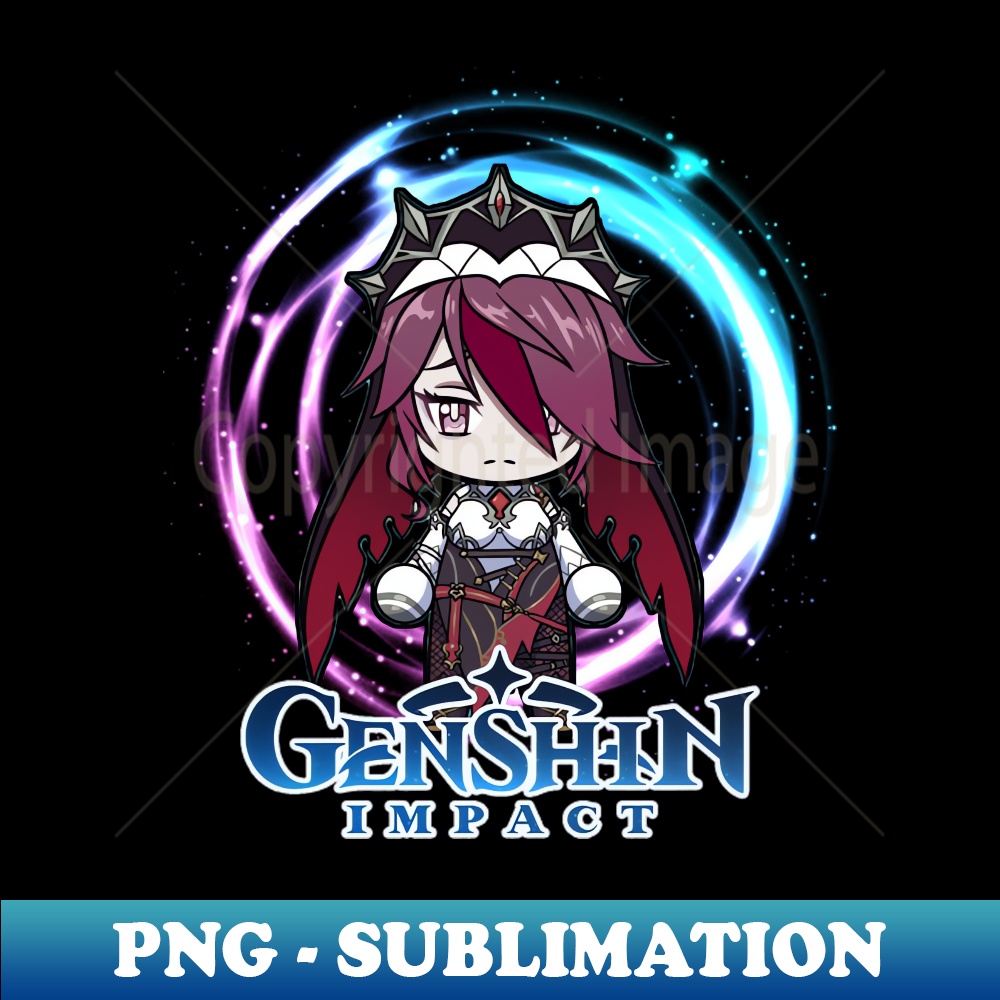 Genshin Impact x Rosaria Chibi - Artistic Sublimation Digita | Inspire ...