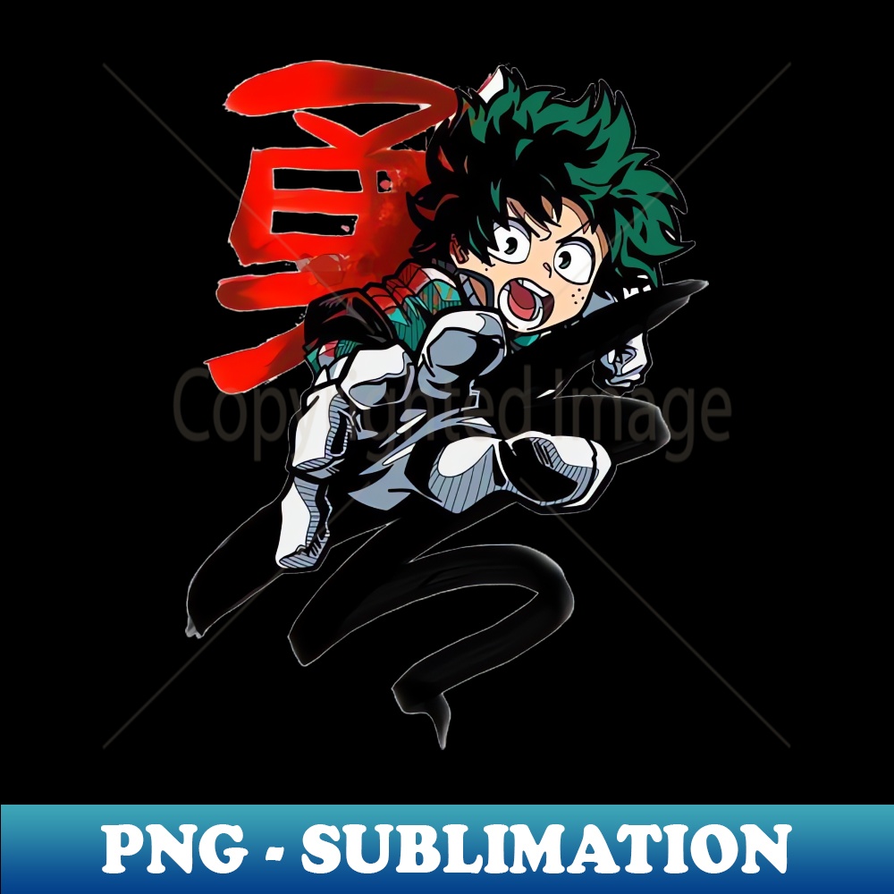 deku - PNG Transparent Digital Download File for Sublimation - Inspire ...