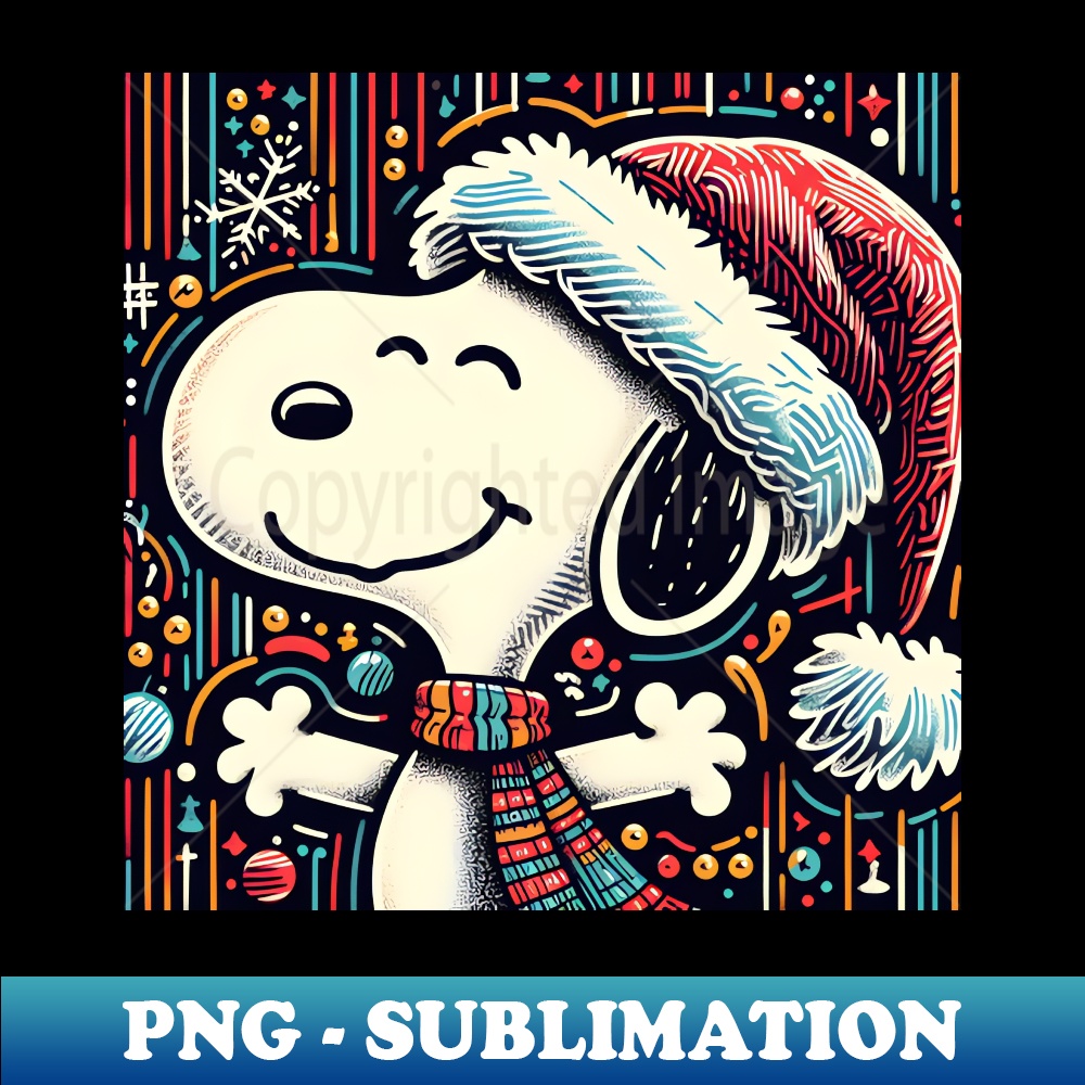 Snoopys Festive Wonderland Whimsical Christmas Art for Peanu | Inspire ...