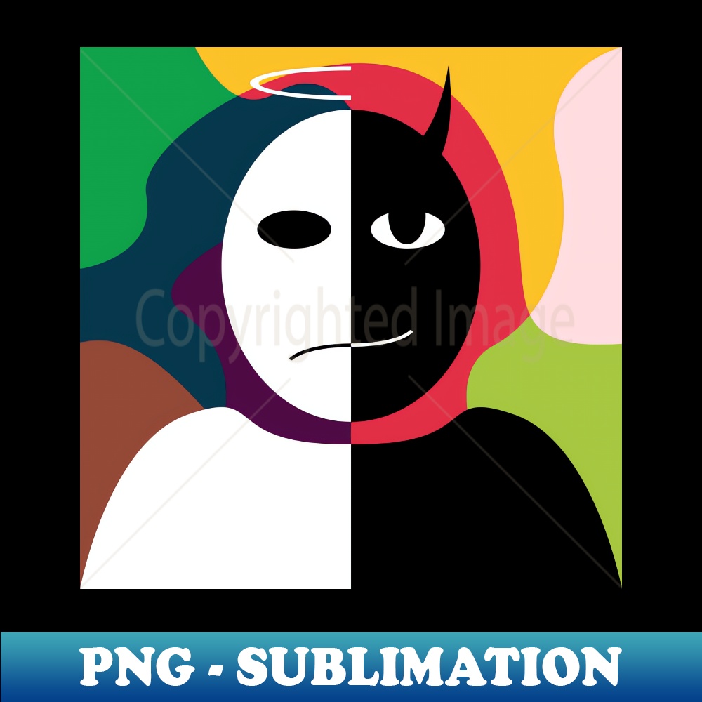 Colorful Angels And Devils - Exclusive PNG Sublimation Downl | Inspire ...