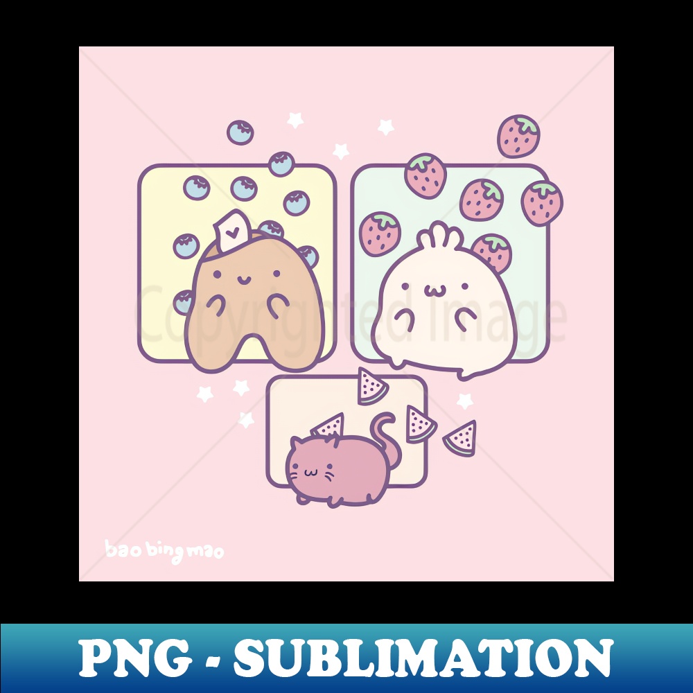 Kawaii cute dumpling cat cookie art - Signature Sublimation | Inspire ...