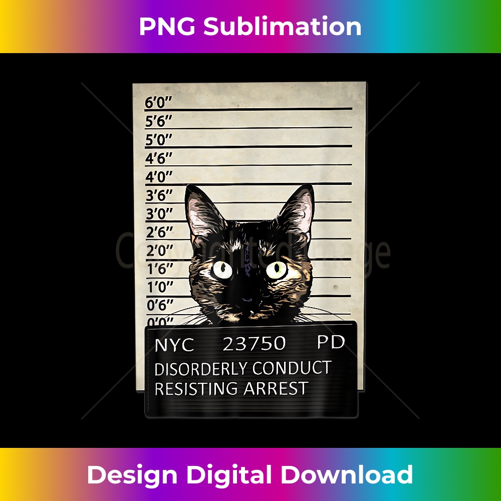 Kitty Mugshot Feline Cat Criminal Jail Prison Arrest Humor - | Inspire ...