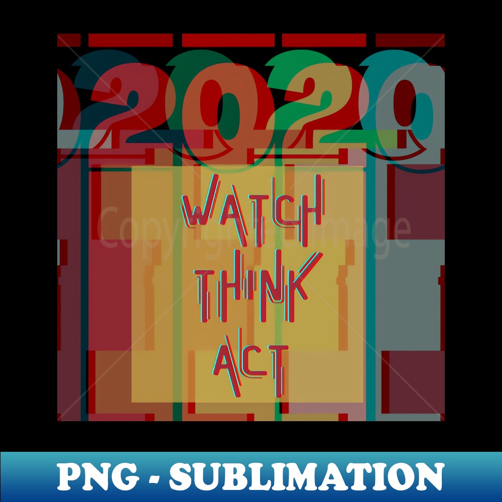 Watch Think Act - 2020 - vintage glitch design - Aesthetic S | Inspire ...