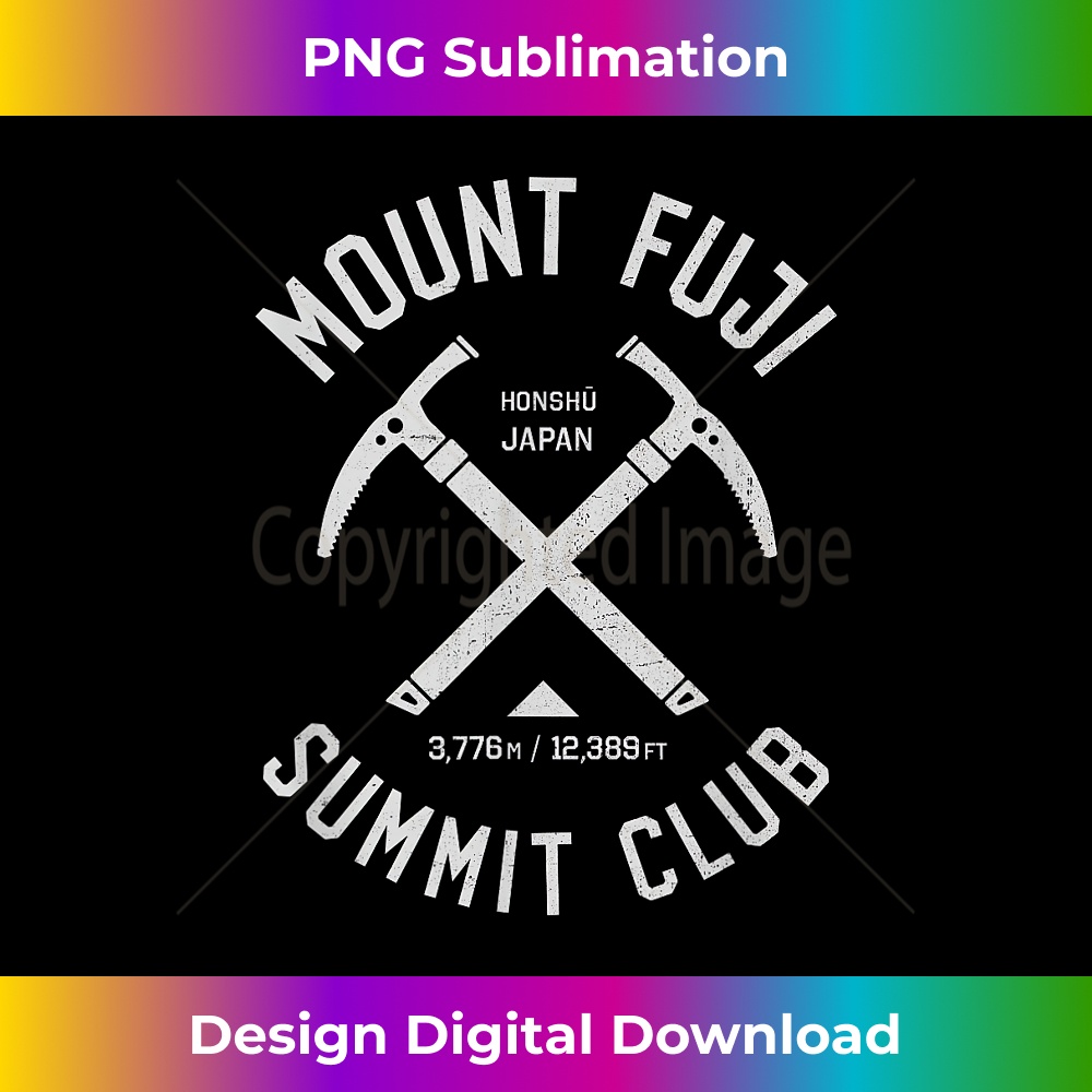 Mount Fuji Summit Club I climbed Mt Fuji Japan Distressed - | Inspire ...