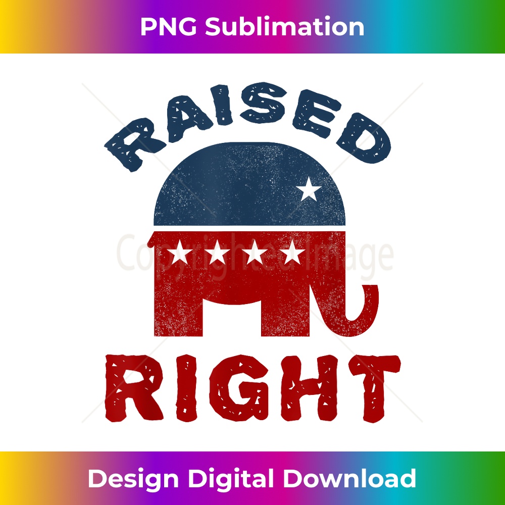 Raised Right Republican Conservative Elephant - Bespoke Subl - Inspire ...