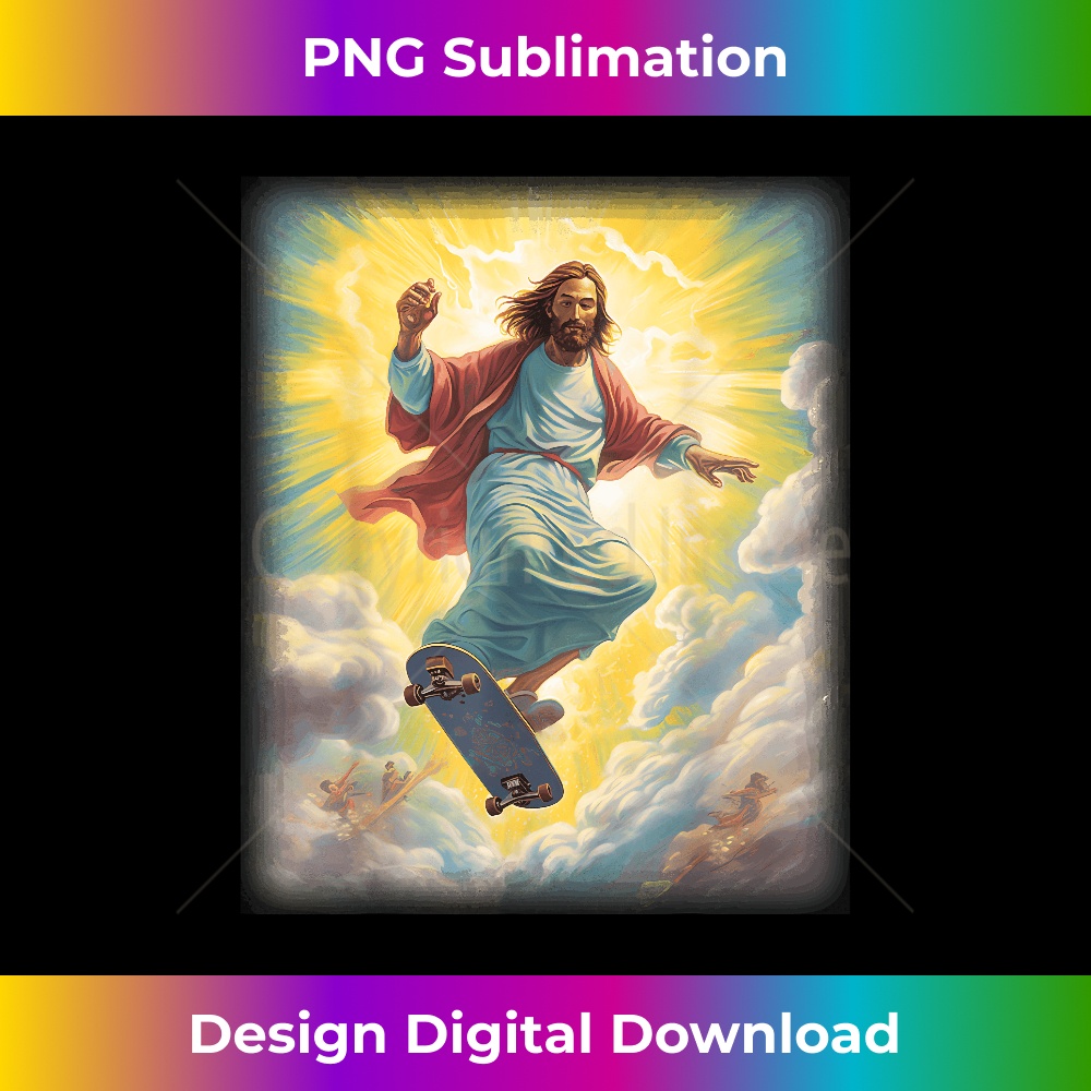 Jesus Skateboarder Heaven Skateboard Christian Skateboarding | Inspire ...