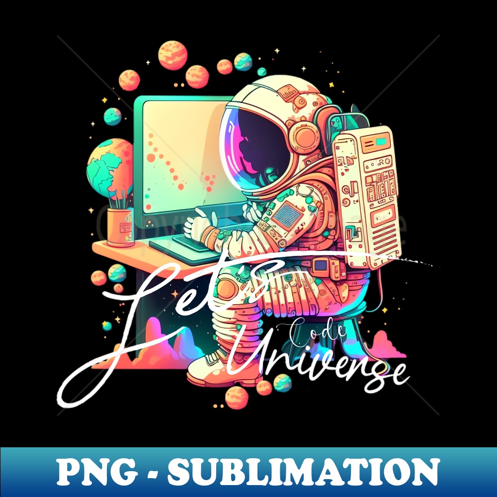 Coding Universe - Aesthetic Sublimation Digital File - Unlea | Inspire ...
