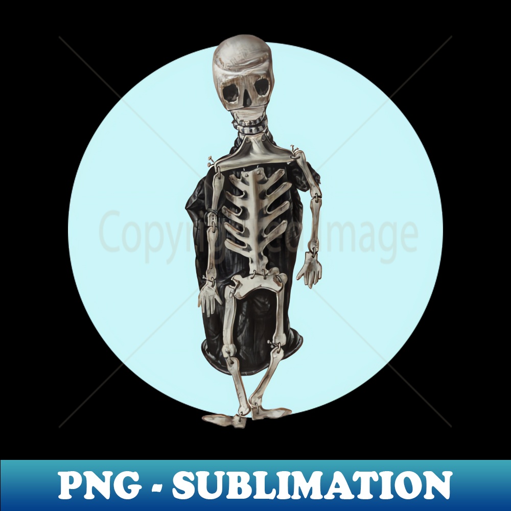 Halloween Trick or Treat Mr Bones Skeleton - Pale Blue and B | Inspire ...