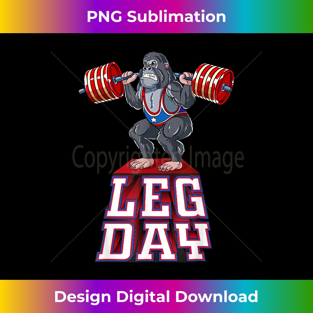 Leg Day gorilla Weight Lifting Squat Gym Training - Timeless | Inspire ...
