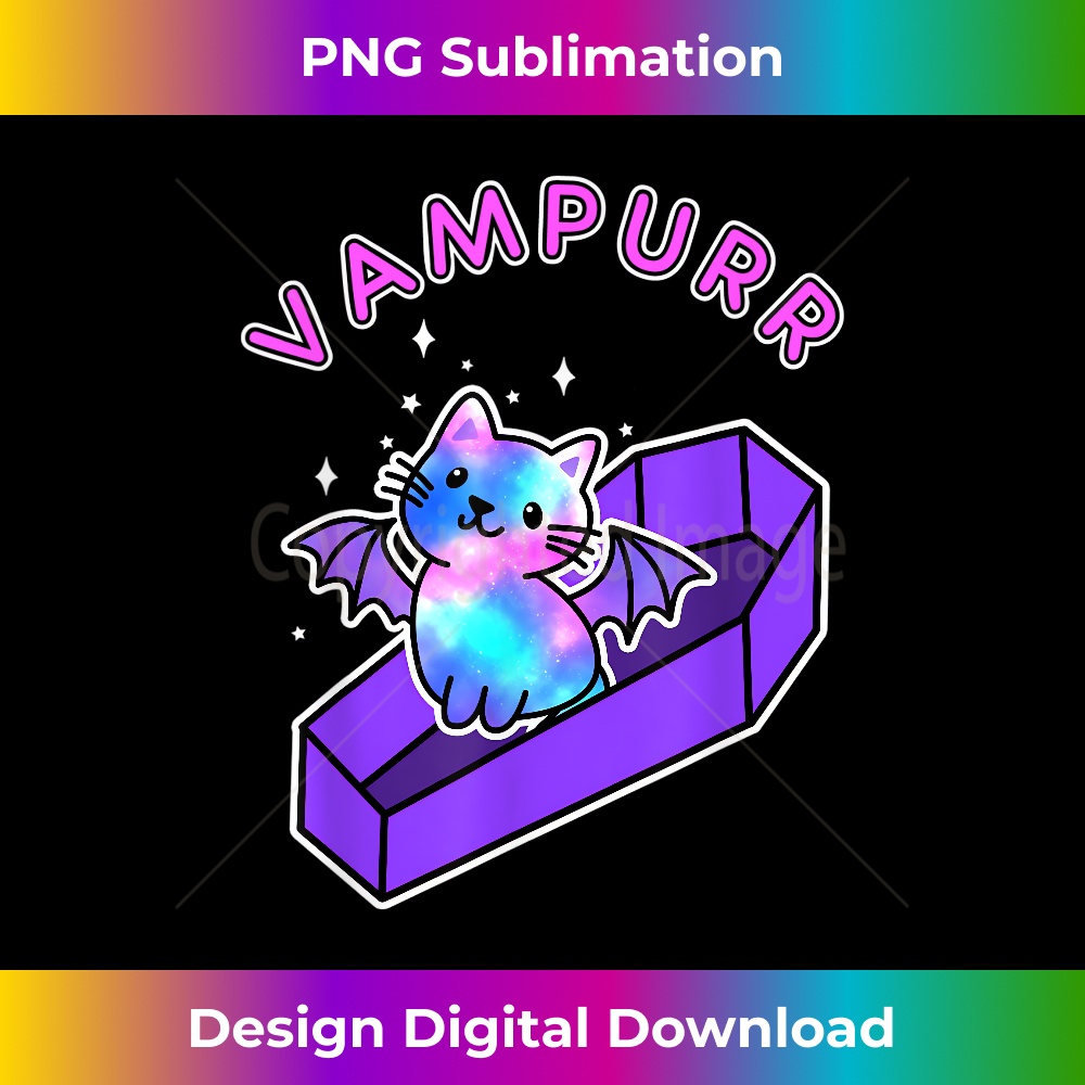 Pastel Goth Vampire Cat Bat Vampurr Funny Kawaii Coffin - Bo | Inspire ...