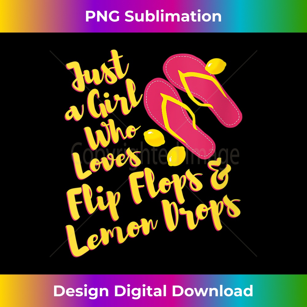 Womens Flip Flops and Lemon Drops Summer Palms Lemon Drop Ma | Inspire ...