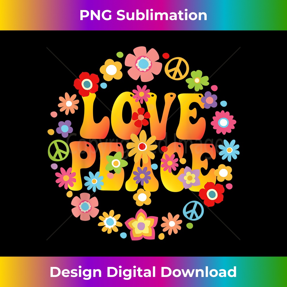 PEACE SIGN LOVE 1960s 1970s Tie Dye Groovy Hippie - Innovati | Inspire ...