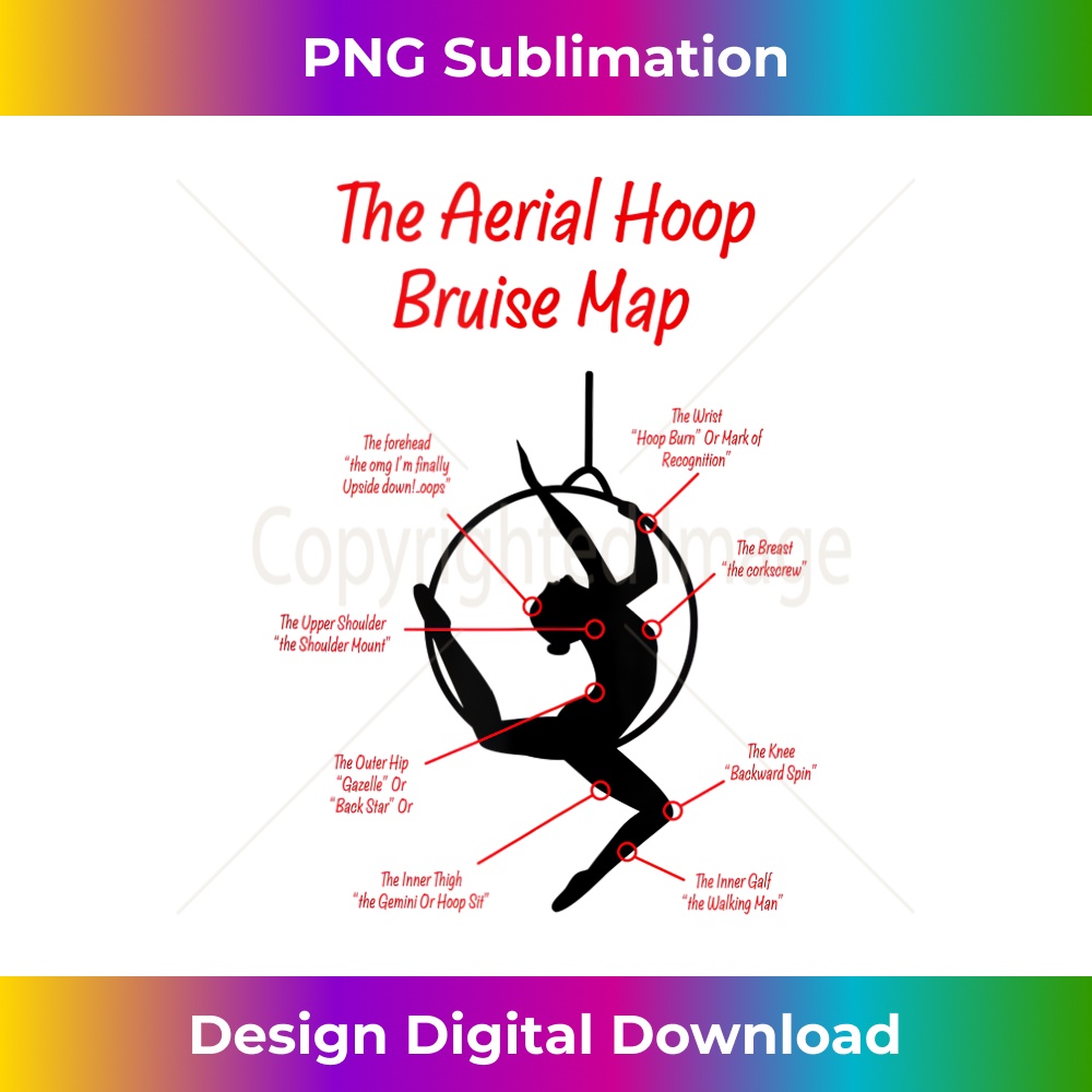The Aerial Hoop Bruise Map Acrobatics Gymnastics Sports Tank | Inspire ...