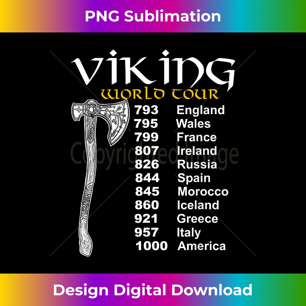 Viking World Tour - Eco-Friendly Sublimation PNG Download - - Inspire ...