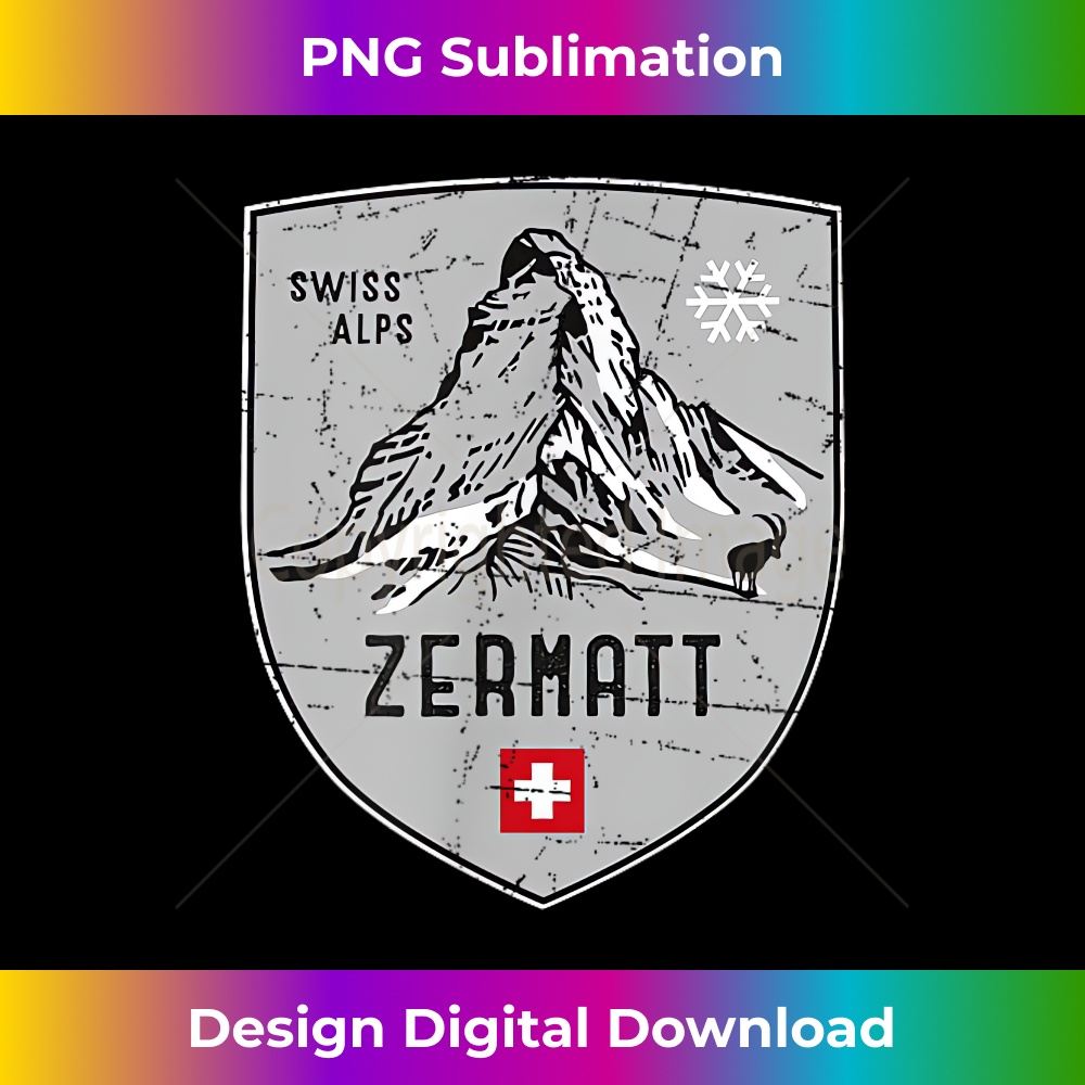Zermatt Matterhorn Mountain Switzerland Emblem - Timeless PN | Inspire ...
