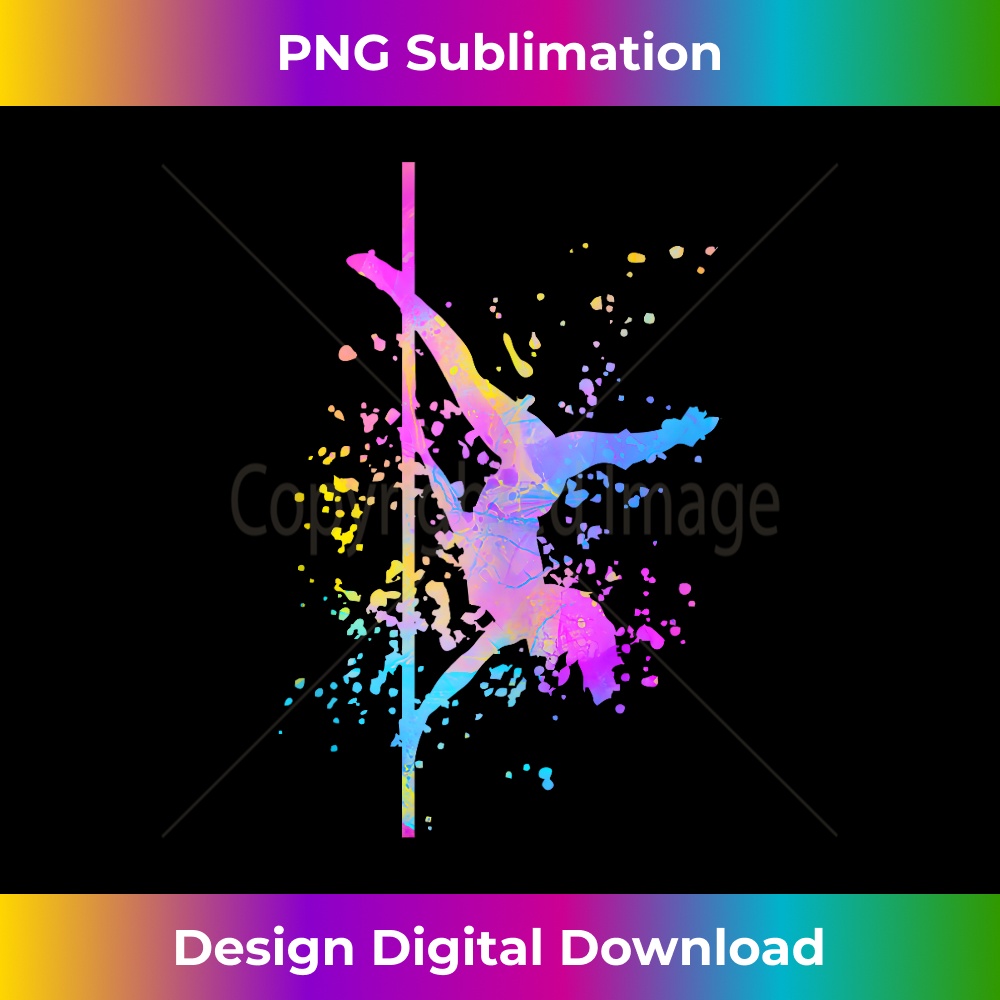 Poledance Bar Pole Dance Fitness Paint Splatters Women Tank - Inspire ...