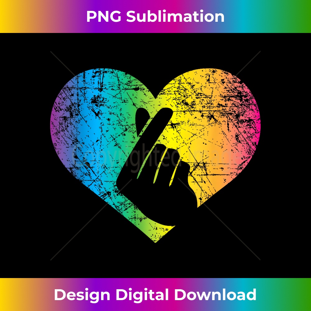 K-Pop Heart Hand Symbol KPop Rainbow Korean Music Gift - Edg | Inspire ...