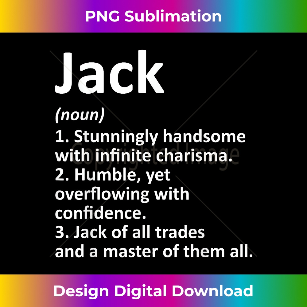 JACK Definition Personalized Name Funny Birthday Gift Idea - | Inspire ...