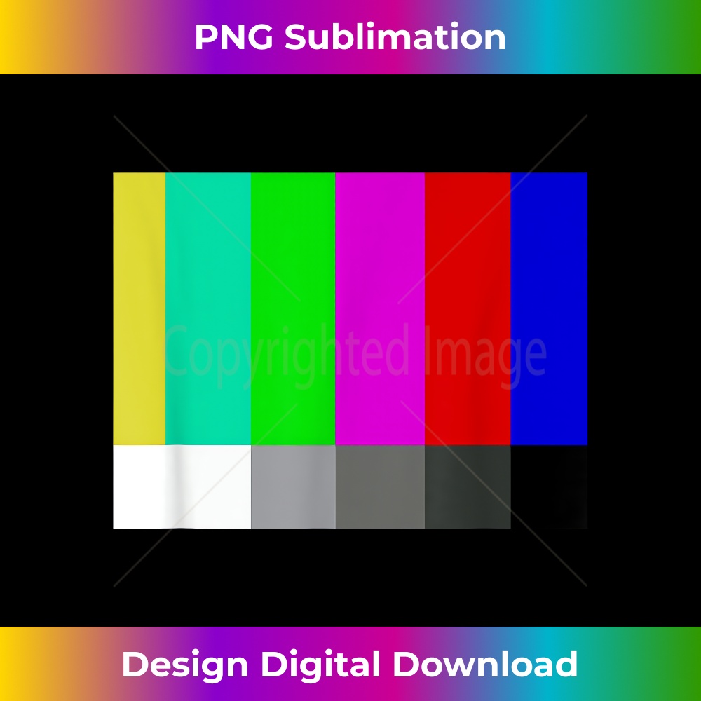 TV Offline Color Bars Test Pattern Technical Difficulties - | Inspire ...