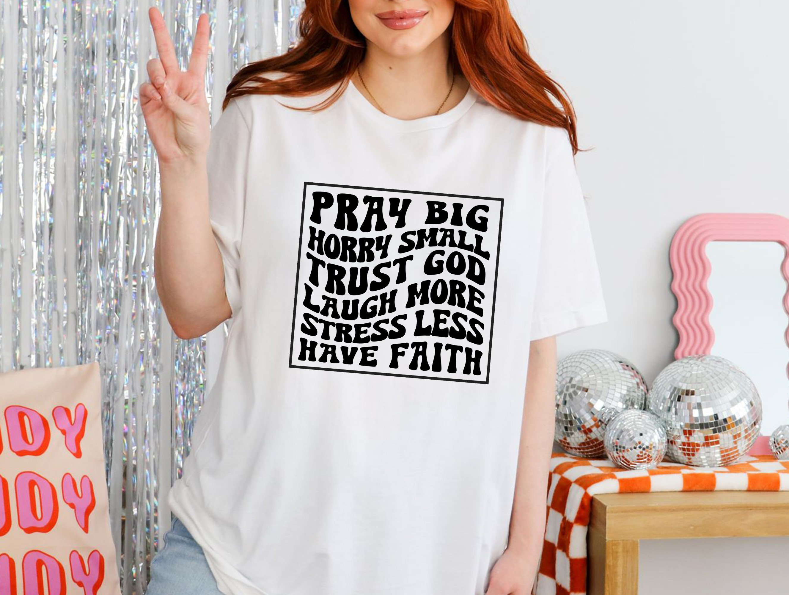 Pray Big Worry Small Trust God Laugh More Stress Less Have F | Inspire ...
