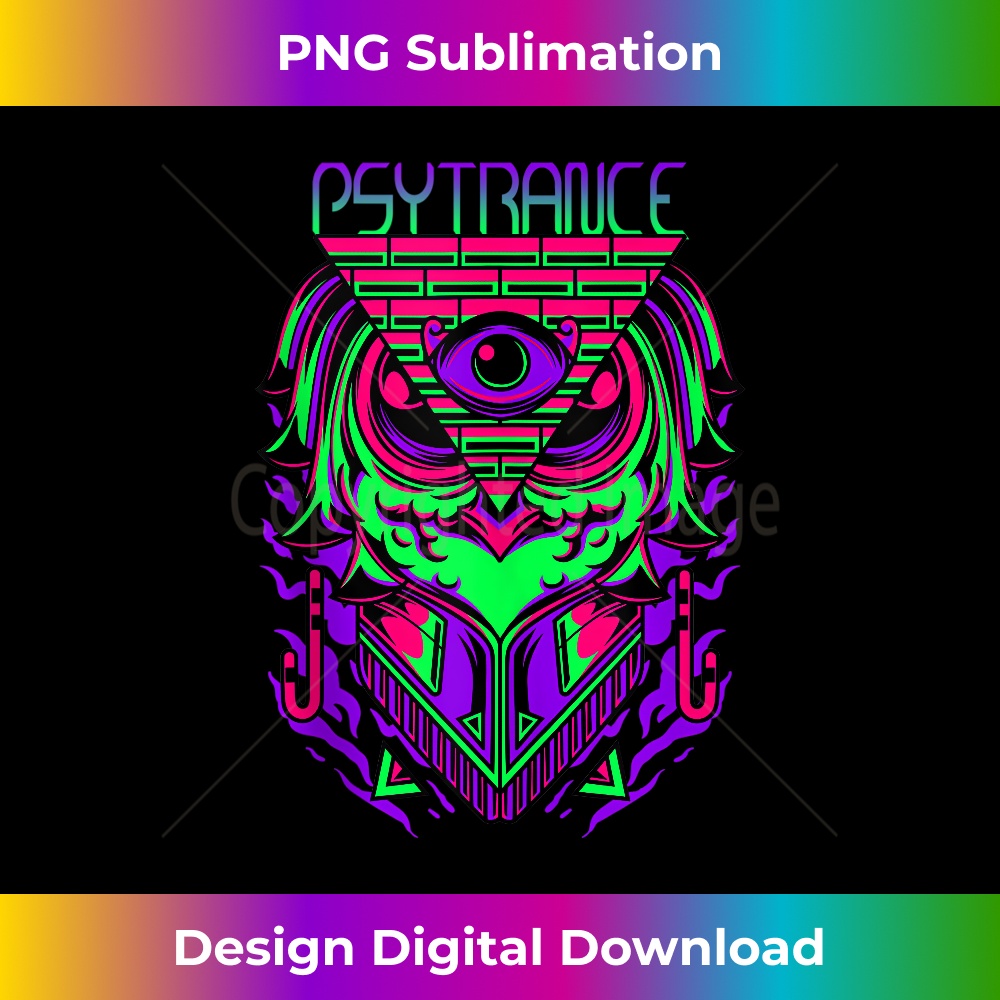 Psytrance , Rave , Techno Owl, EDM, Trippy 3rd Eye Tank Top | Inspire ...