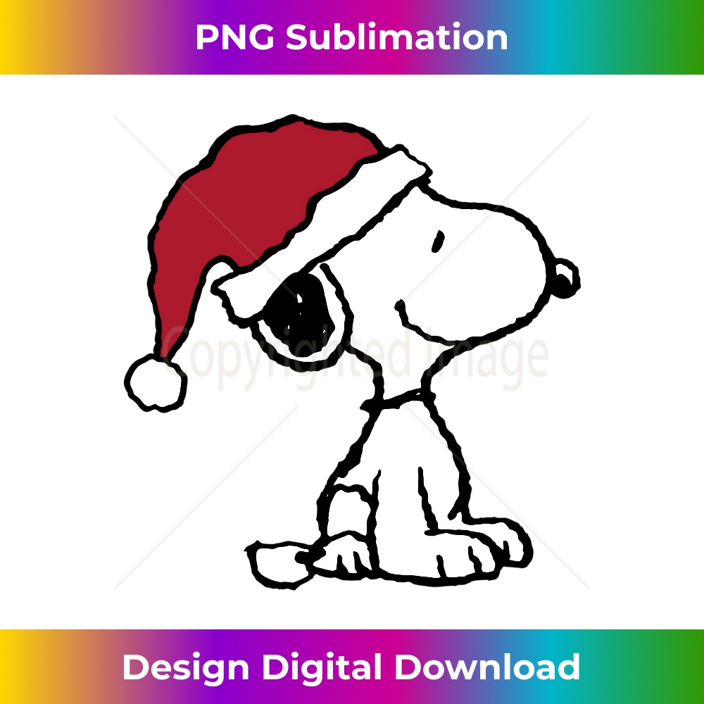 Peanuts Holiday Santa Hat Snoopy Long Sleeve - Sublimation-O | Inspire Uplift