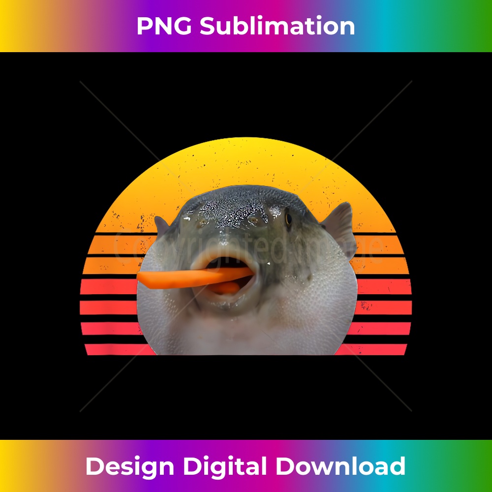 Pufferfish Meme Eating a Carrot Funny Fish - Urban Sublimati | Inspire ...