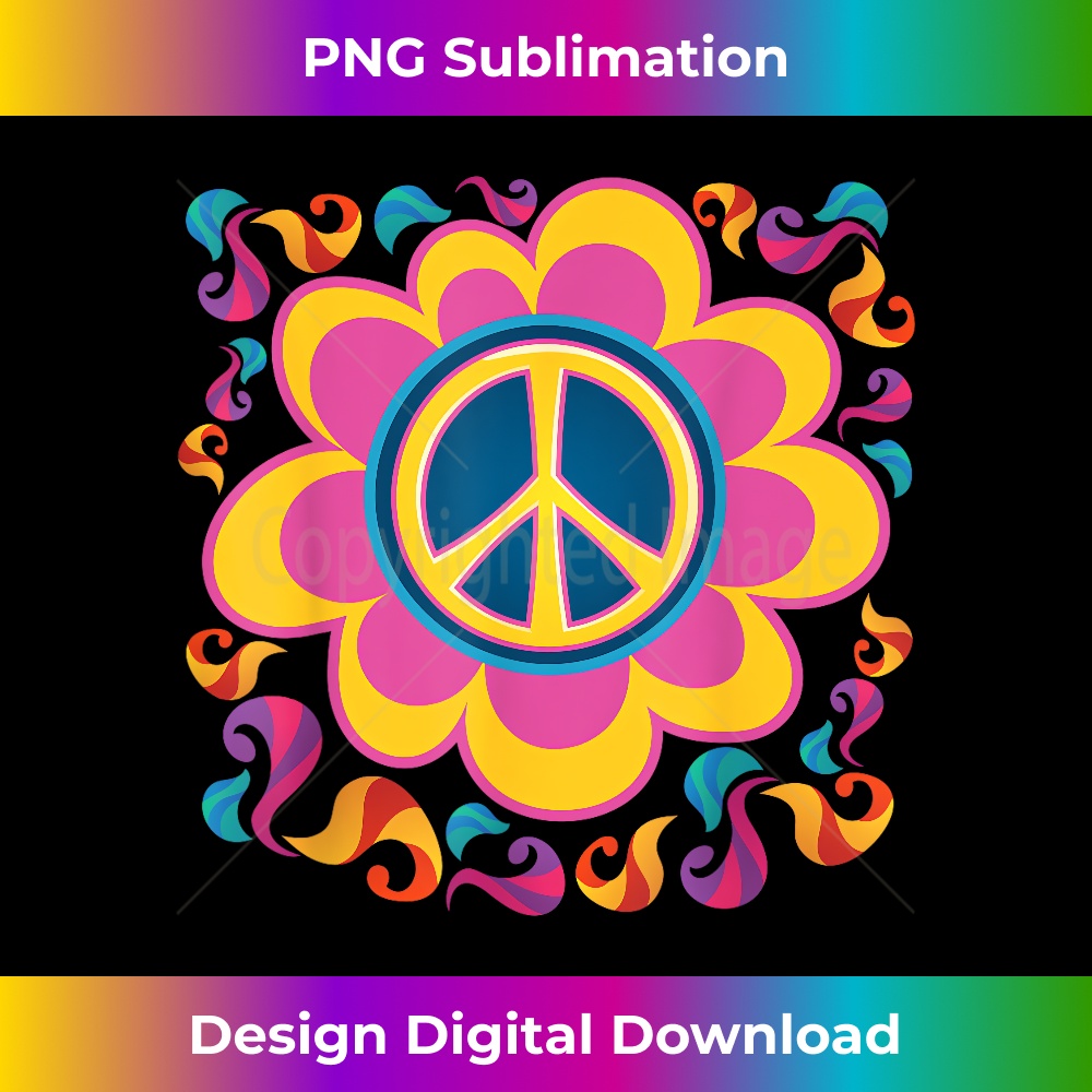 PEACE SIGN LOVE 60s 70s Tie Dye Hippie Halloween Costume - T | Inspire ...