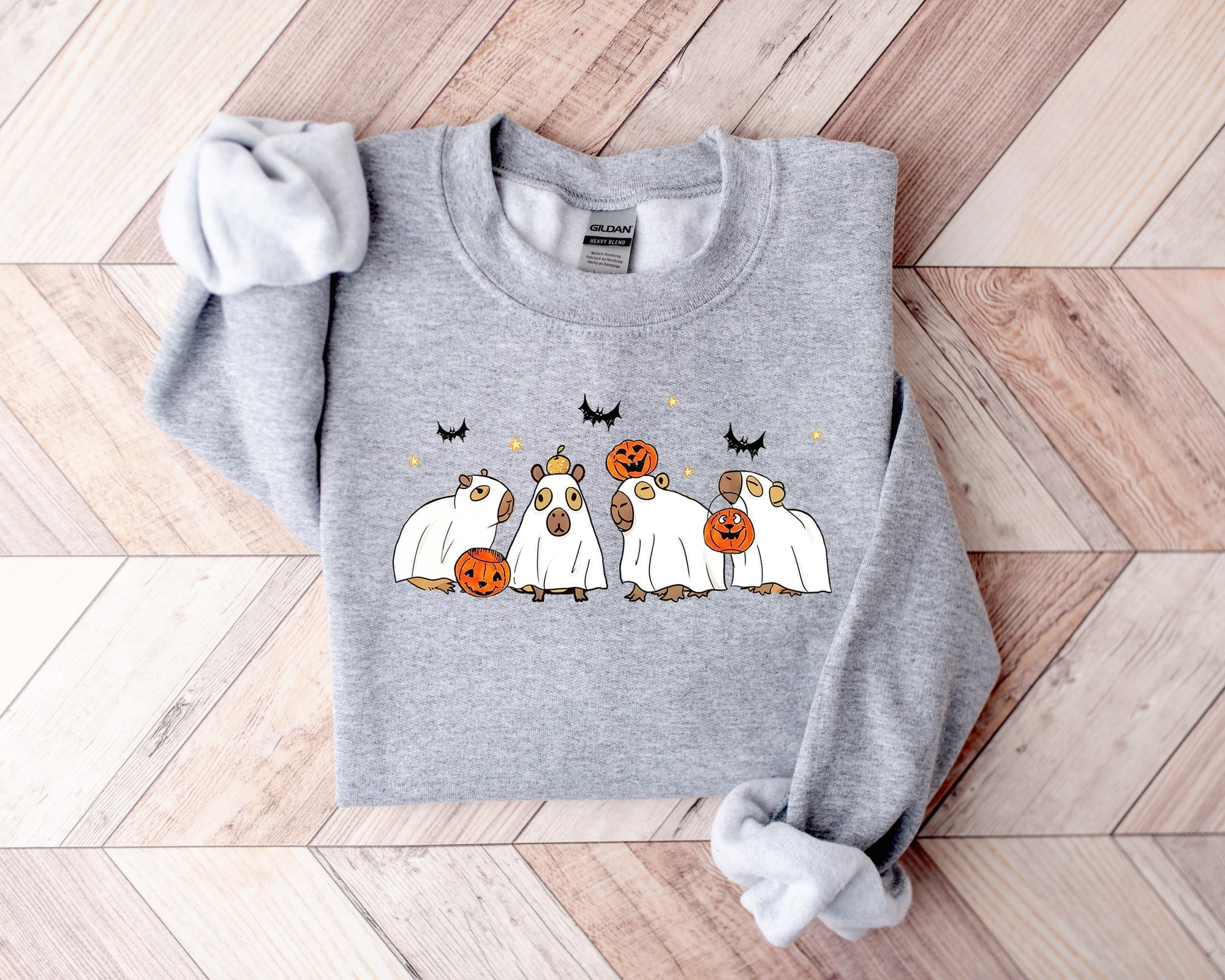 Capybara SweatShirt , Capybara Clothing, Halloween Capybara | Inspire ...