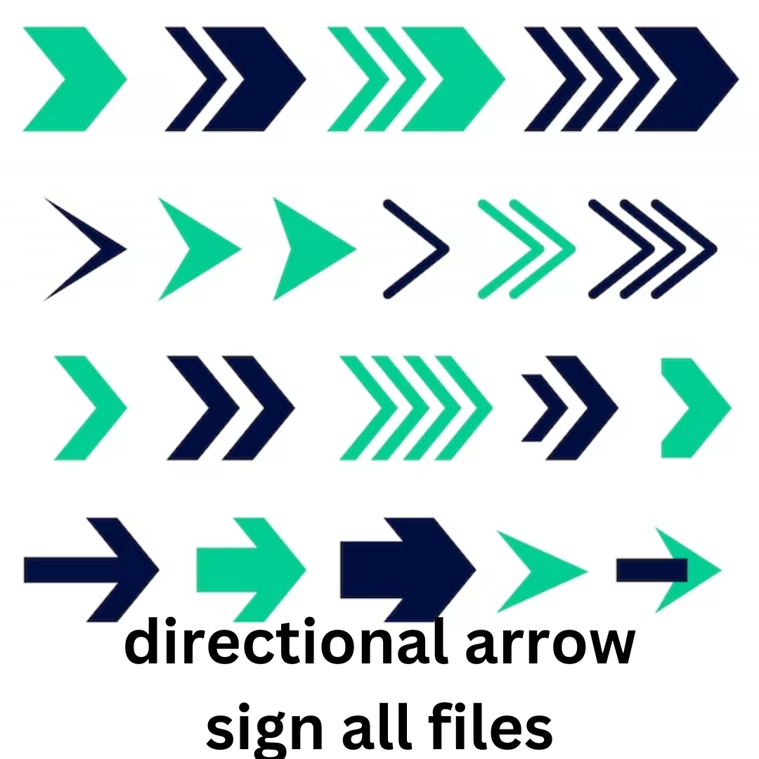 directional arrow sign or icons set design T-shirt svg desig | Inspire ...