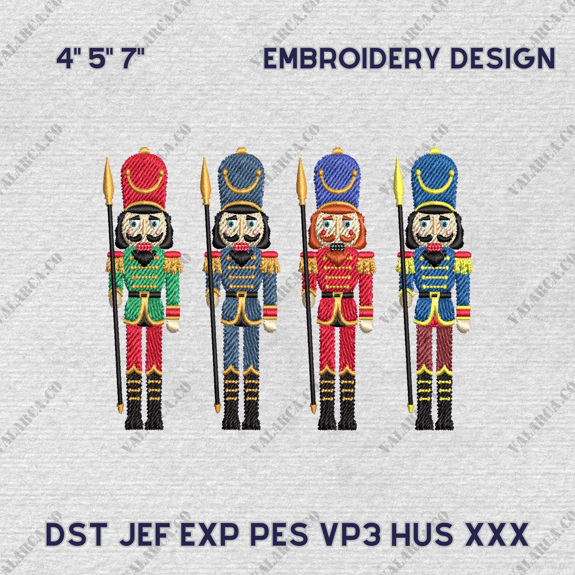 Christmas Nutcracker Designs, Nutcracker Embroidery Designs, | Inspire ...