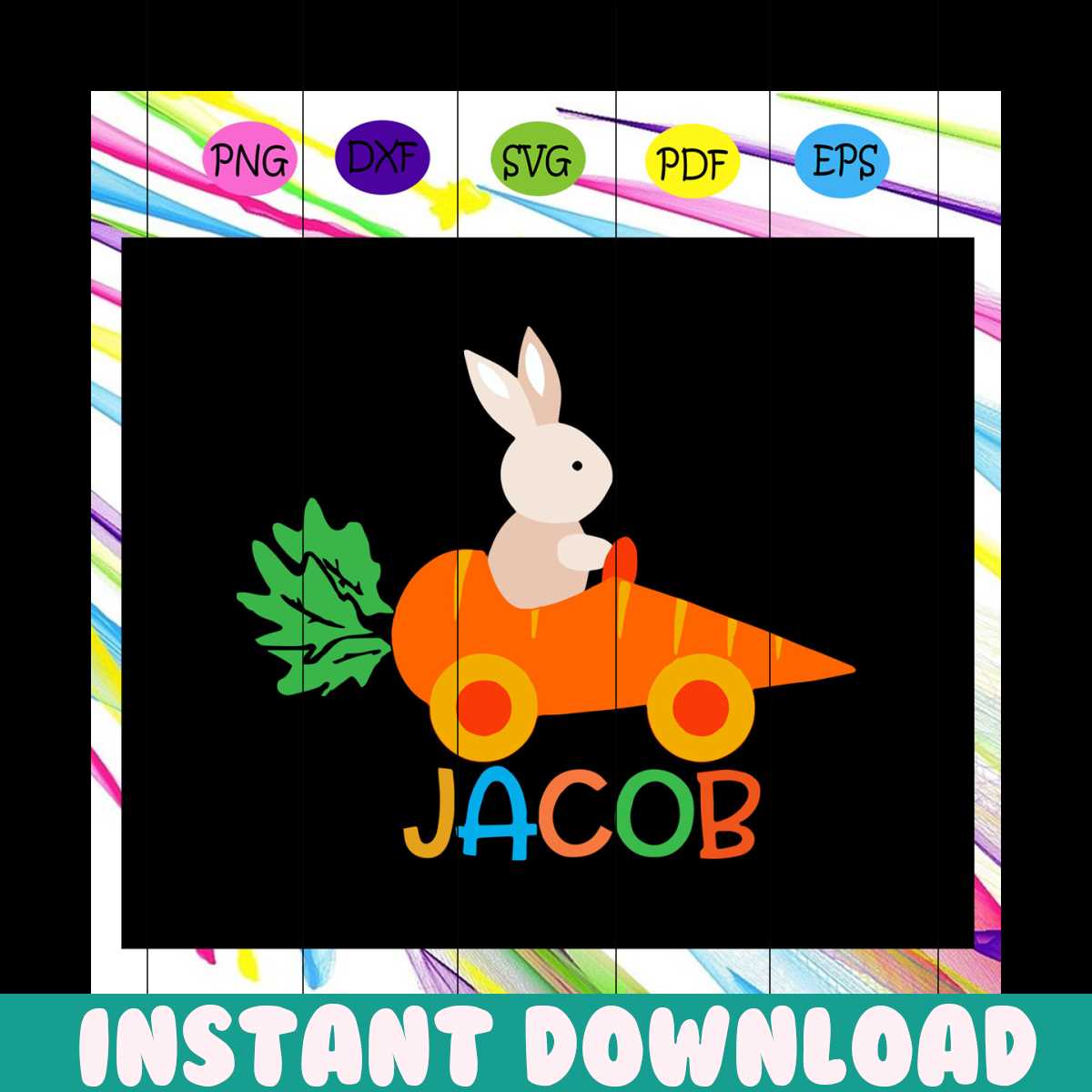 Rabbit jacob, jacob svg, jacob gift, jacob shirt, jacob love | Inspire ...