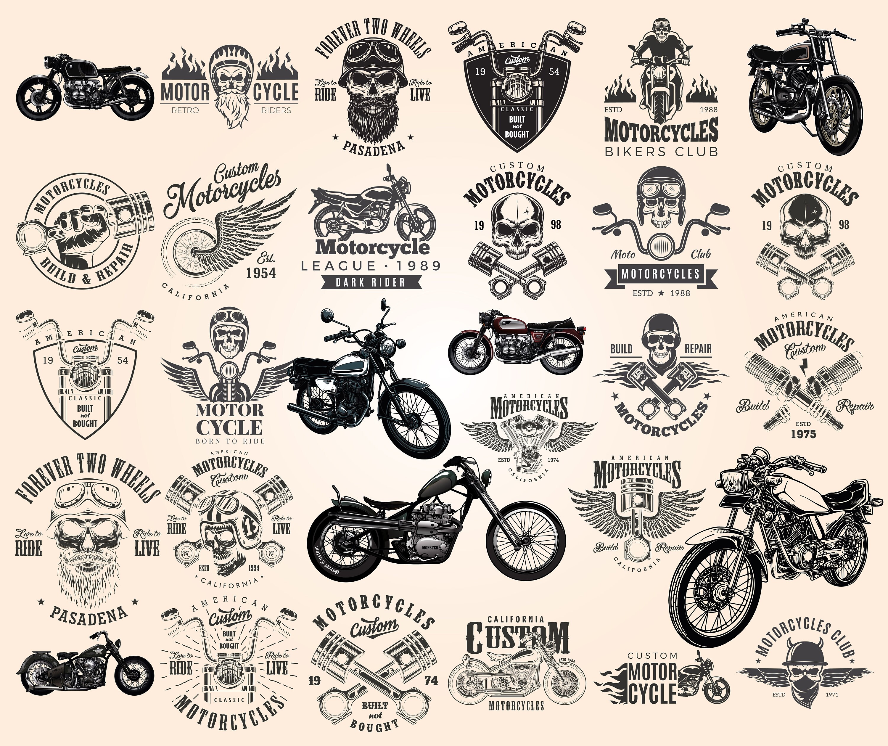 Motorcycle SVG Bundle, Biker Svg, Motor Bike Sayings and Quo | Inspire ...