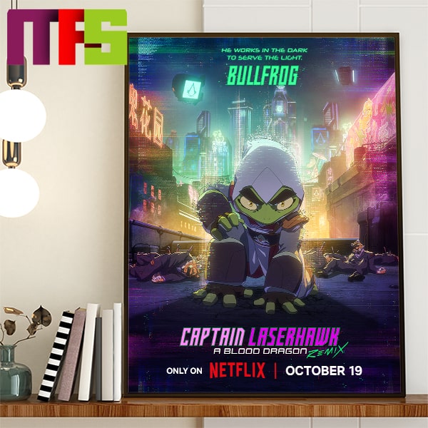 Captain Laserhawk A Blood Dragon Remix Bullfrog On Netflix O | Inspire ...