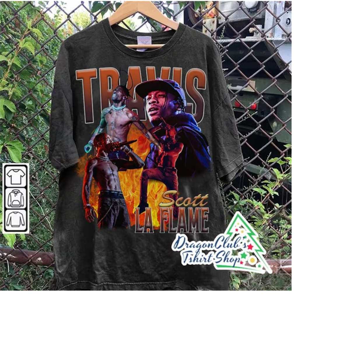 Vintage 90s Graphic Style Travis Scott T-Shirt - Travis Scot | Inspire ...