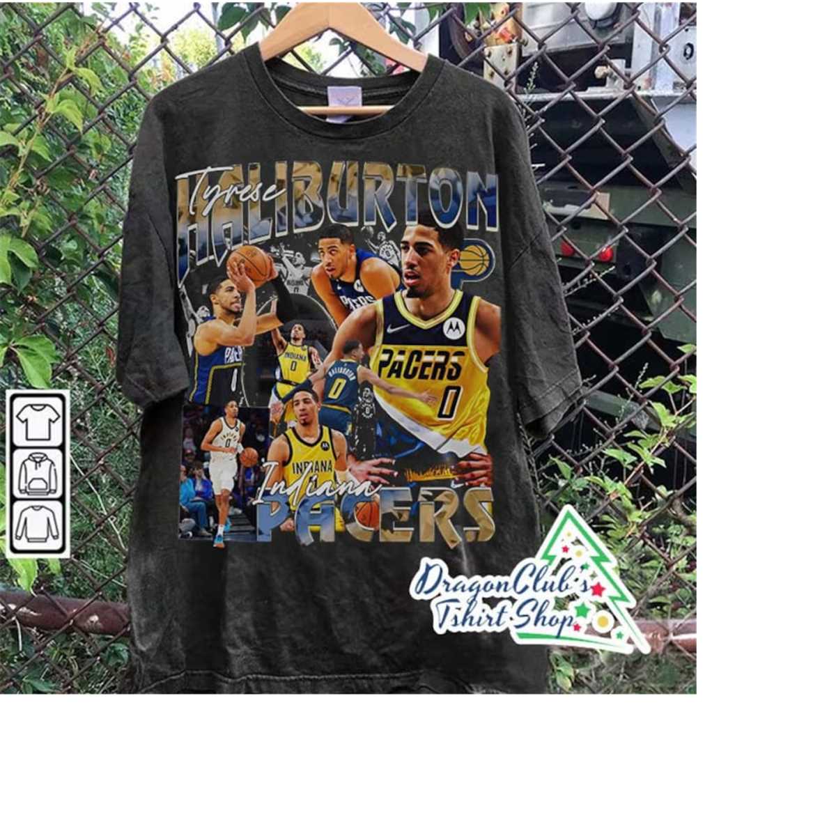 Vintage 90s Graphic Style Tyrese Haliburton T-Shirt - Tyrese | Inspire ...