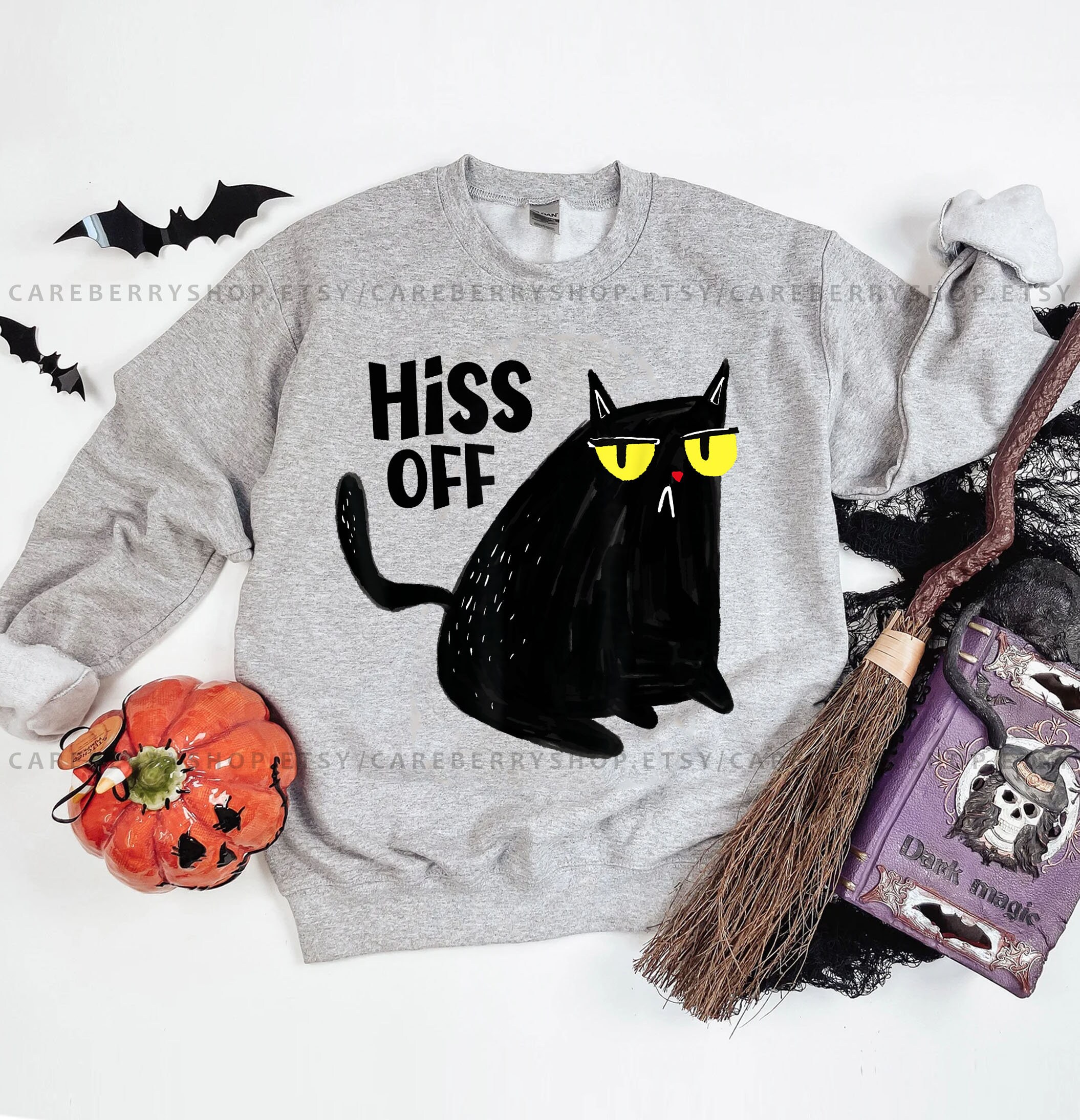 Black Cat Hiss Off For Men Women Meow Cat Gifts tShirt , Fun | Inspire ...