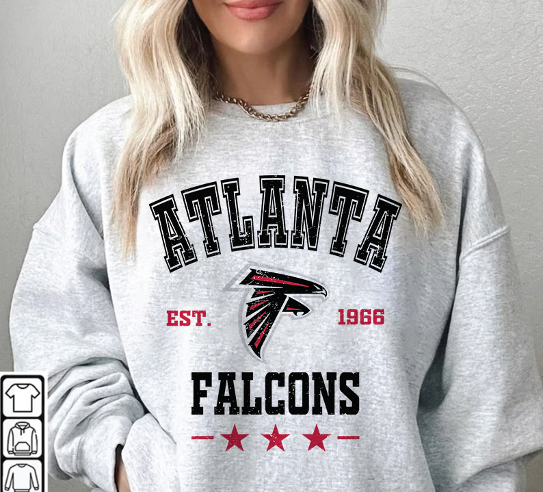 Atlanta Falcons Football Sweatshirt png ,NFL Logo Sport Swea | Inspire ...