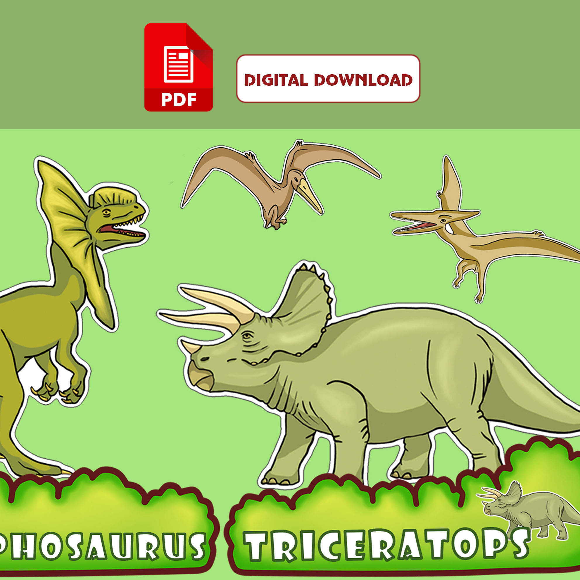 Paper Dinosaurs. Dinosaurs Game Book. Quiet book. DIY busy b | Inspire ...