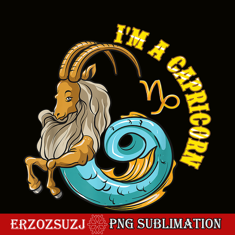 Zodiac Sign PNG I Am A Capricorn PNG Goat Zodiac PNG | Inspire Uplift