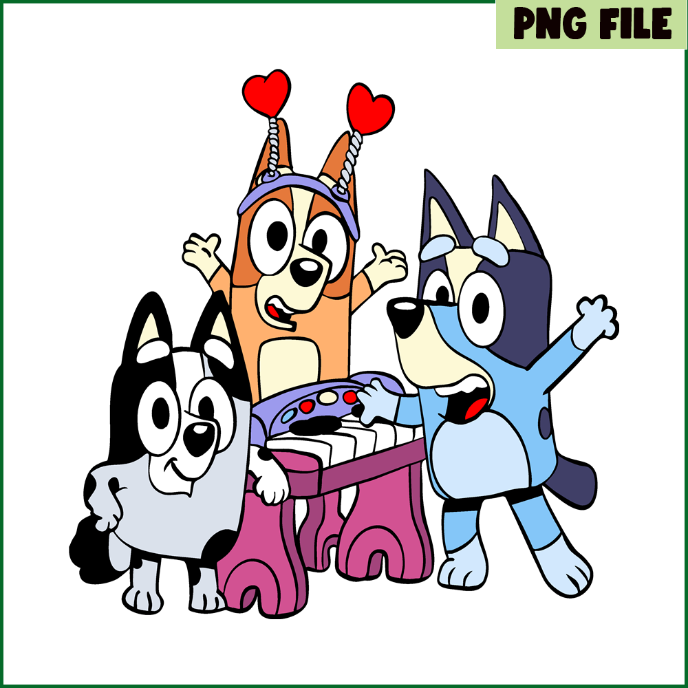 Bluey And Friends SVG PNG DXF EPS Bluey Characters SVG Bluey | Inspire ...