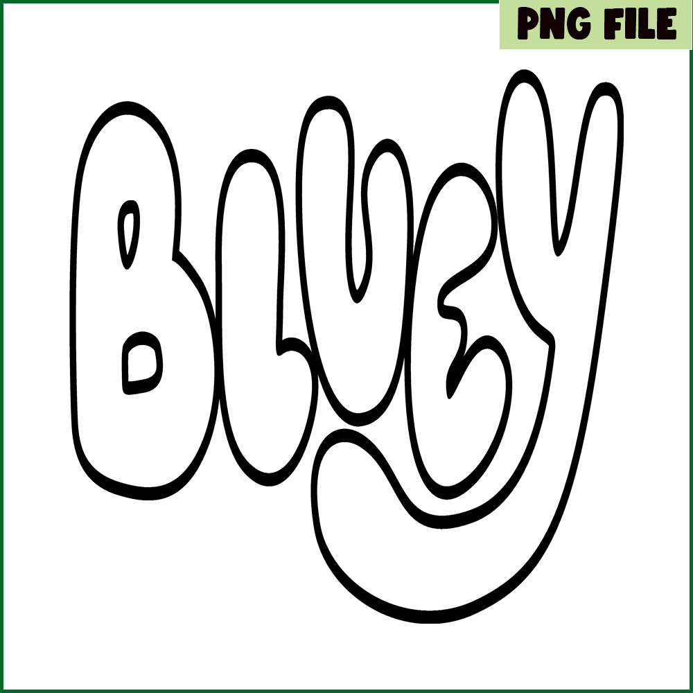 Bluey Logo SVG PNG DXF EPS Bluey Movie SVG Bluey SV - Inspire Uplift