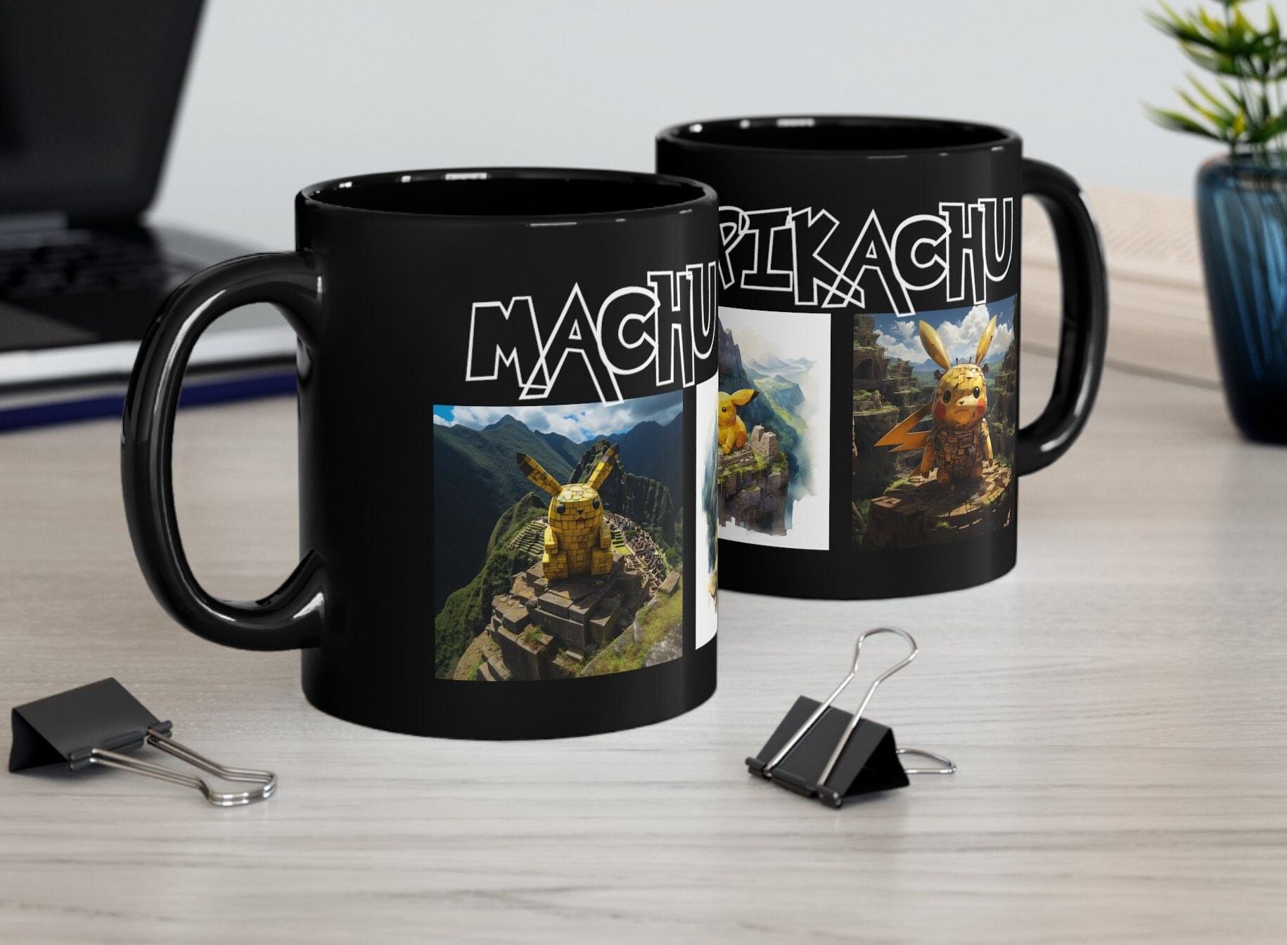 Pikachu Mug, Machu Pikachu Mug, Pokemon Pikachu, Pokemon Mug - Inspire ...
