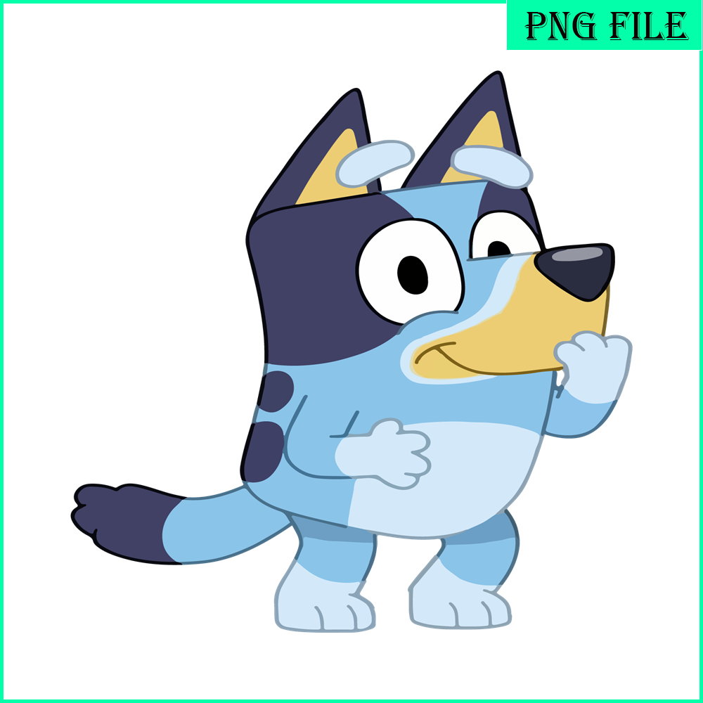 Bluey Bandit Secret SVG PDF PNG Bandit Heeler SVG Bandit Blu | Inspire ...