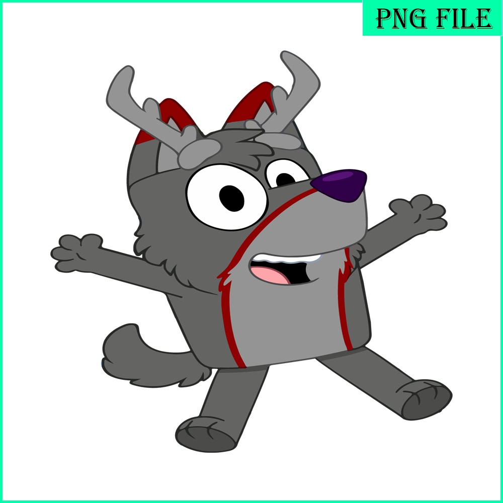 Bluey Reindeer SVG PNG PDF Bluey Cosplay SVG Bluey SVG - Inspire Uplift