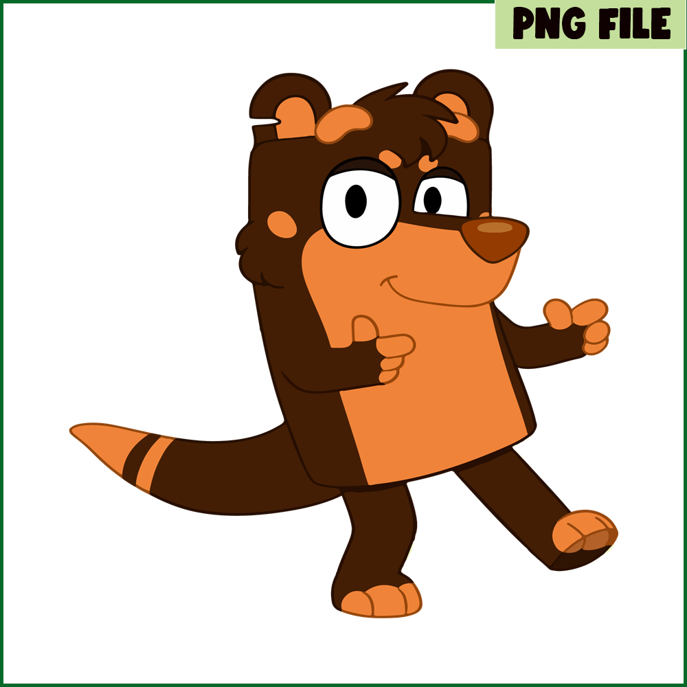 Bluey Fox Vibes SVG PNG PDF Bluey Characters SVG Bluey Carto | Inspire ...